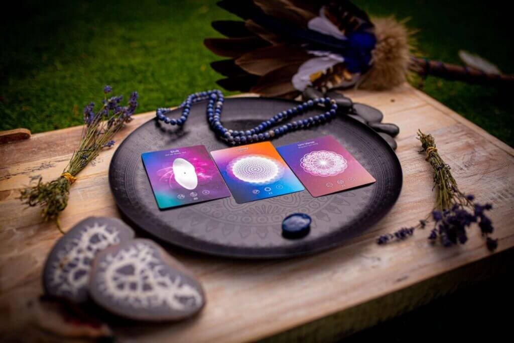 Unique Oracle Deck with Sacred Geometry