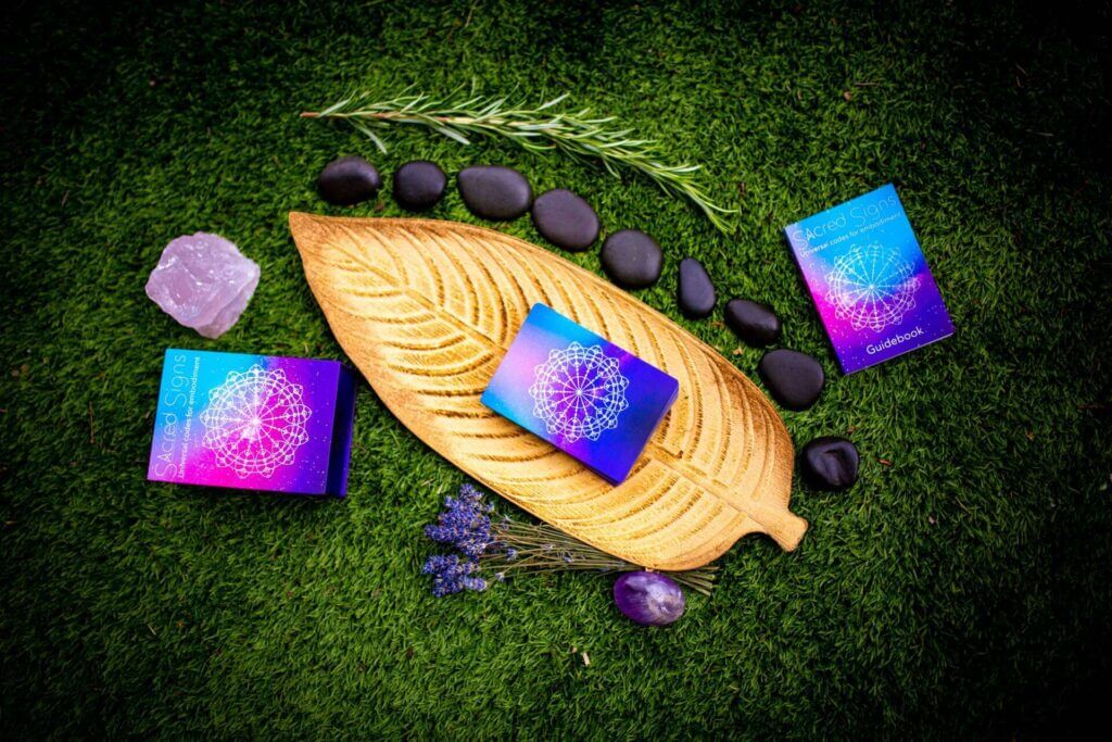 Unique Oracle Deck with Sacred Geometry