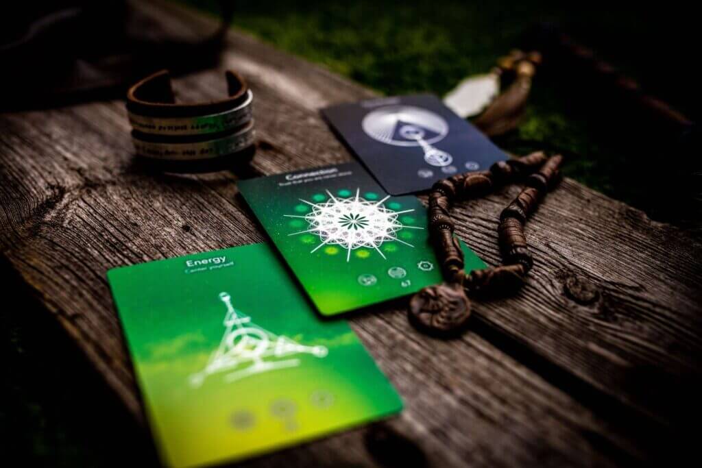 Unique Oracle Deck with Sacred Geometry