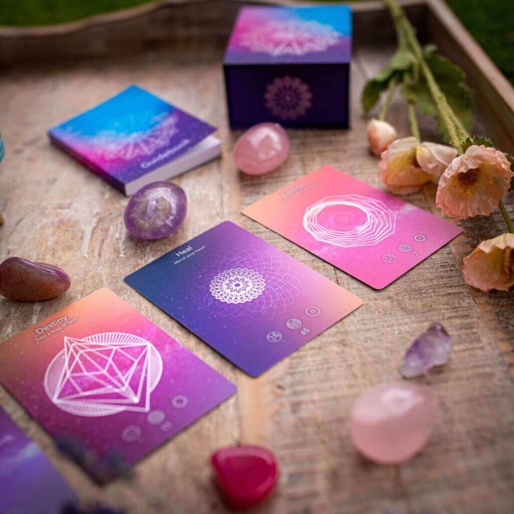 Unique Oracle Deck with Sacred Geometry