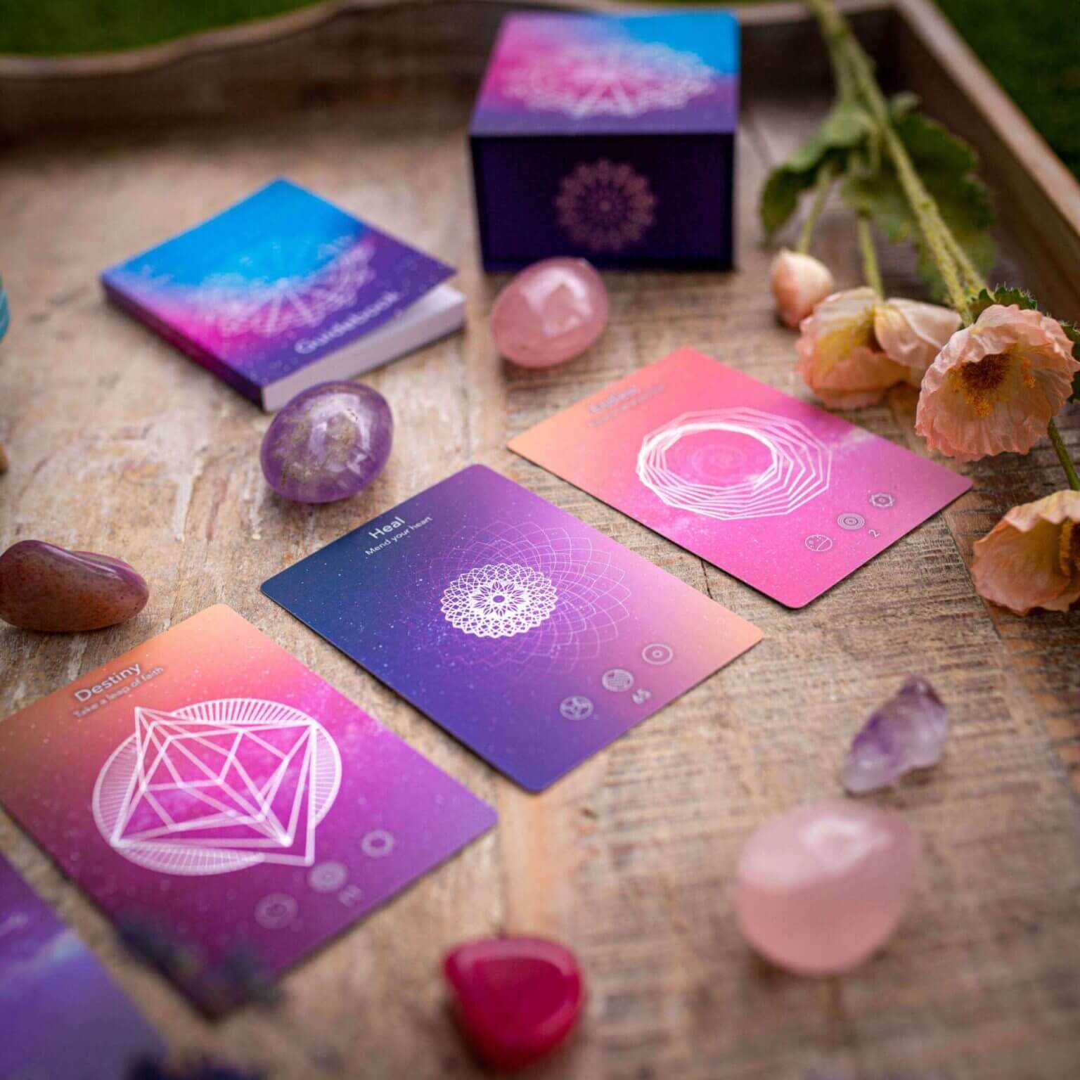 Unique Oracle Deck with Sacred Geometry